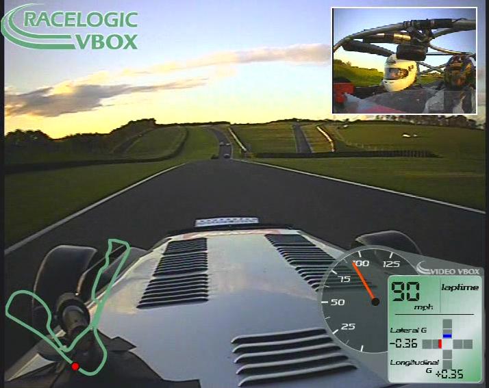 Video VBOXはGPSによる計測と映像を同期して記録するシステムです。